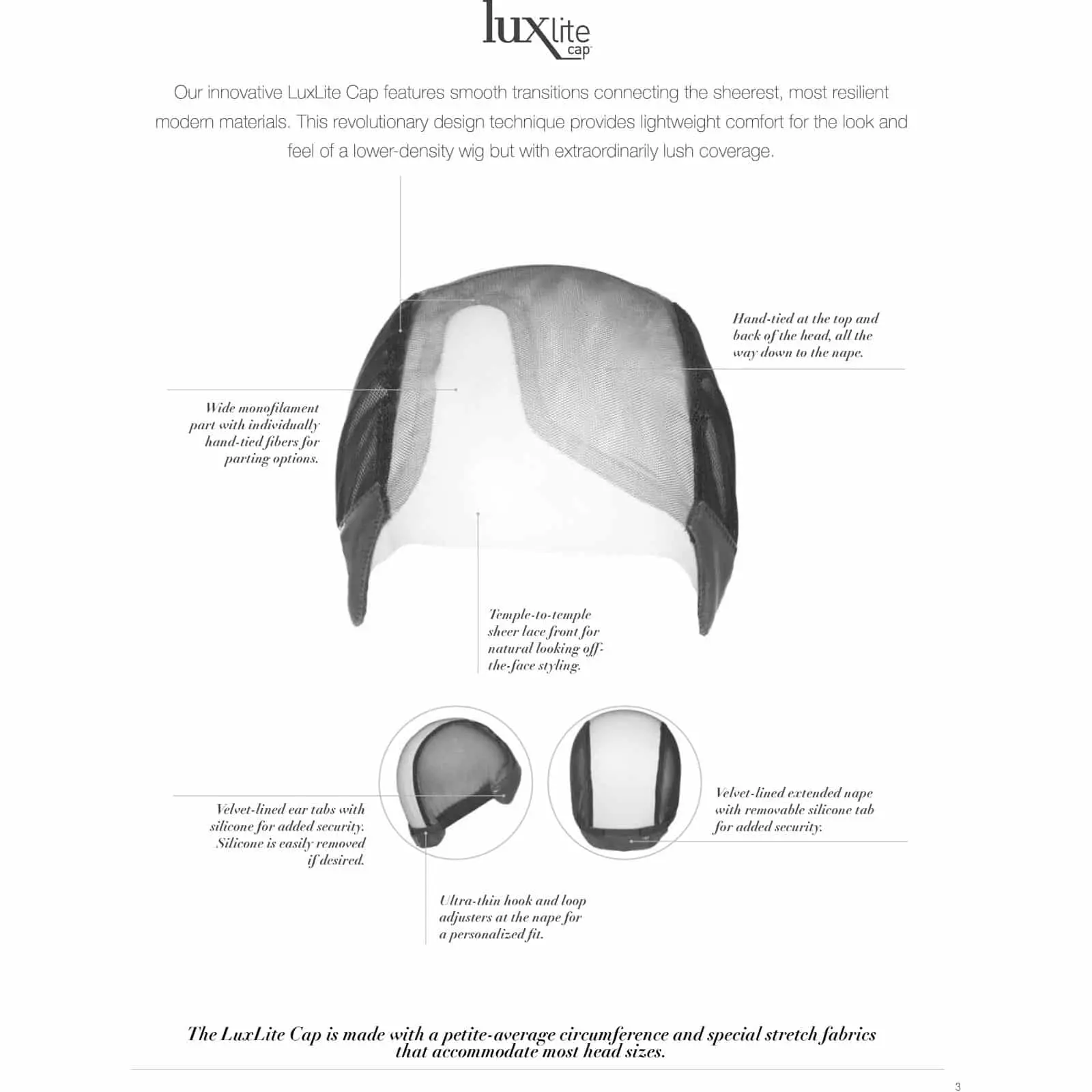 Raquel Welch Sheer Luxury Collection | New LuxLite Cap - HairWeavon